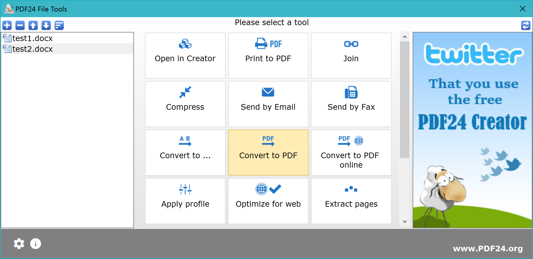 How To Convert Word To PDF PDF24 Help Center